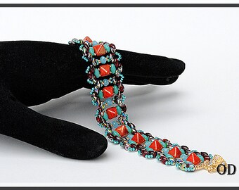 Super Duo Square Rope. Beaded Tutorial. by Olgaterranova on Etsy