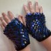 Dragon Scale Gauntlets Knitted Dragonhide Armor Elbow Length