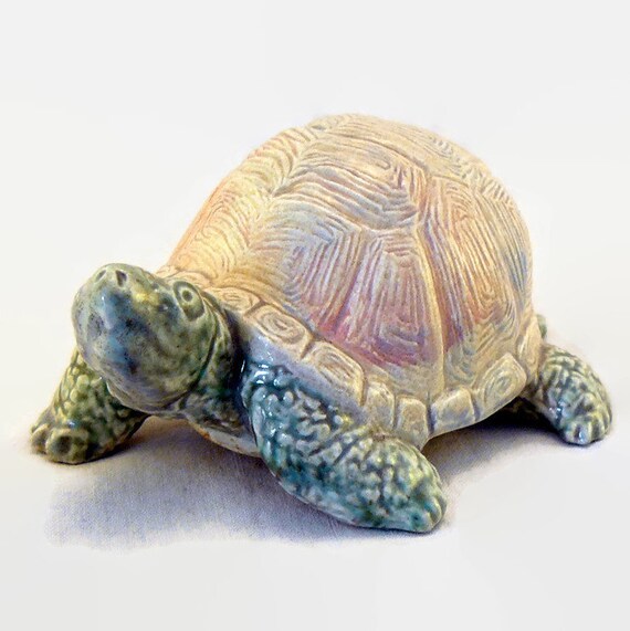 Ceramic Box Turtle On the Move