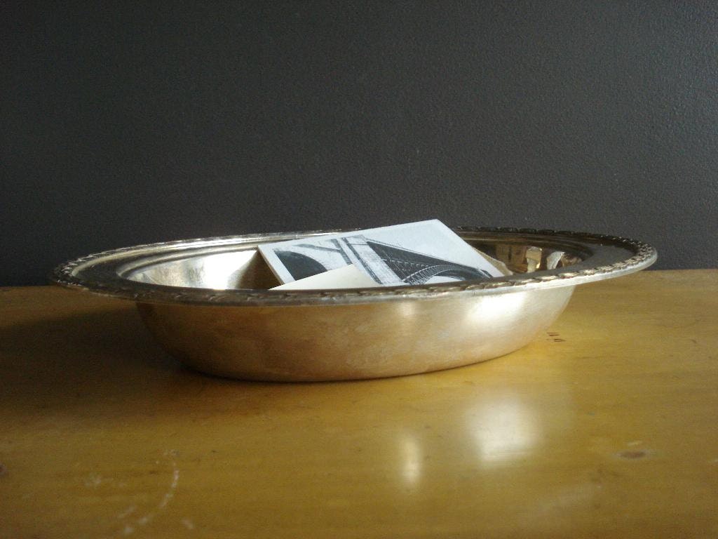 Vintage Silverplate Oval Bowl – Oval Silverplate Tray – Haute Juice