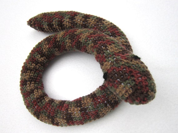 Crocheted Snake Crochet Snake Door Draft Stopper Crochet