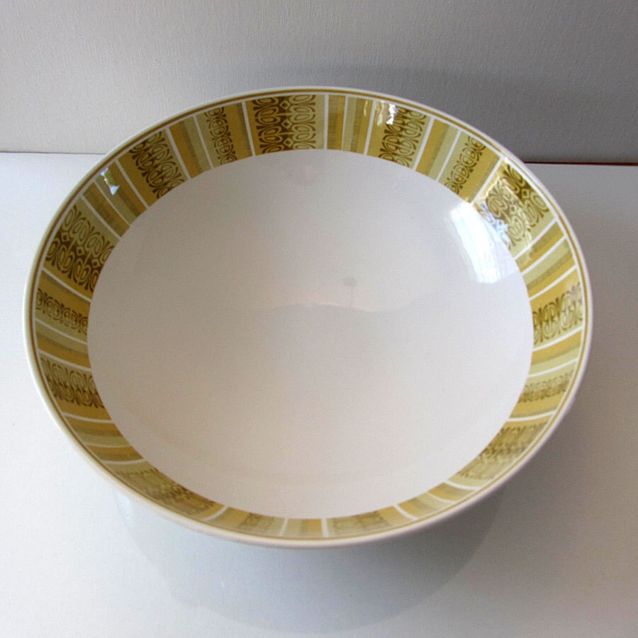 Vintage Franciscan Ware Serving Bowl Antigua Pattern Whitestone Ware ...