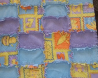 Fleece rag quilt | Etsy