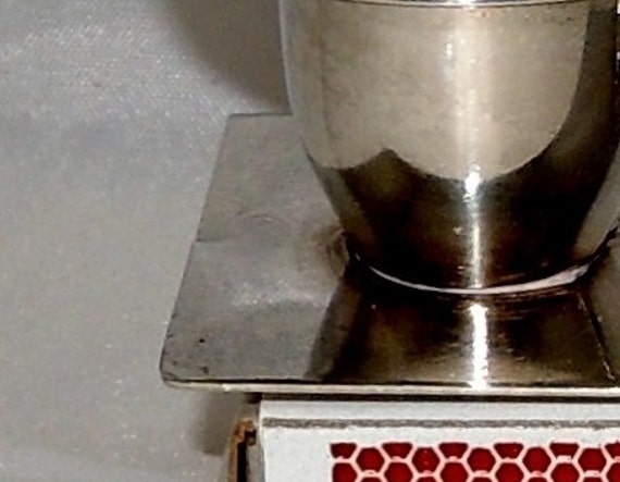 Bellini Brazil Silver Plate Individual Candlestick and Match