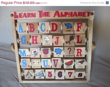 Popular items for alphabet toy on Etsy