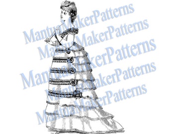 Mantua Maker Historical Sewing Patterns by MantuaMakerPatterns