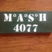 MASH 4077 sign hand painted