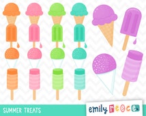 Popular items for ice pop clipart on Etsy