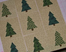 Popular items for pine tree applique on Etsy