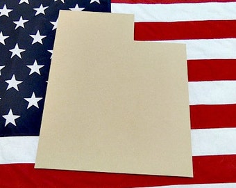 California Unfinished Wooden State Craft by BuildACrossCanton