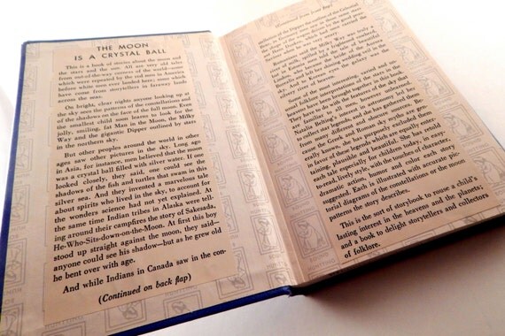 Astronomy Folk Lore Book The Moon is a Crystal Ball by Natalia