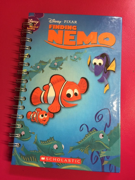 Disney Pixar Finding Nemo Repurposed Storybook by MyHoard on Etsy