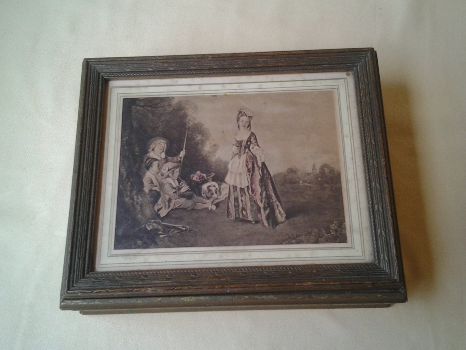 Vintage Mirrored Card Box ~ Jewelry ~ 1960’s ~ Divided ~ Keepsake Box ...