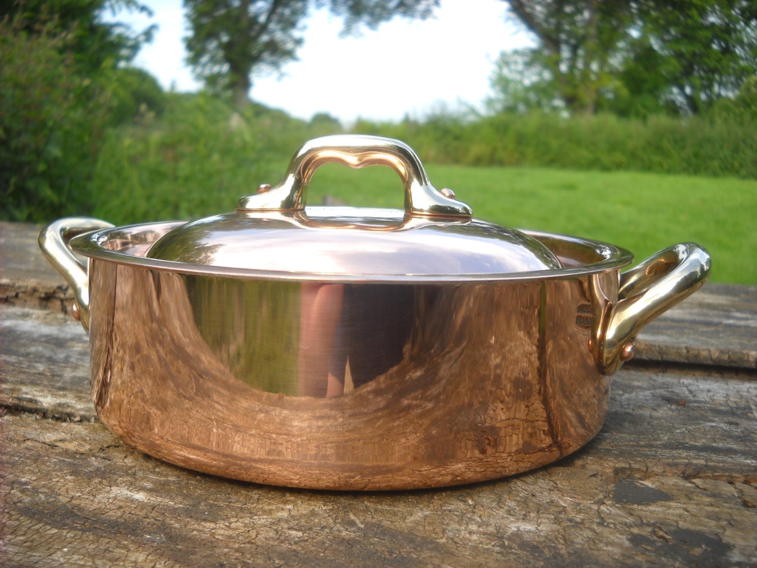 Small Faitout Rondeau Pot with Lid Super Condition Special