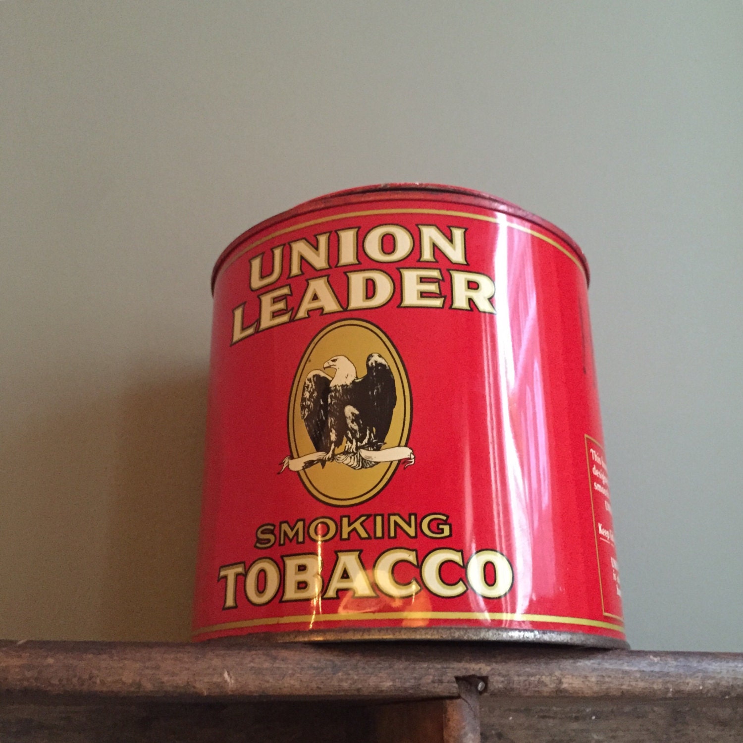 Union Leader Tobacco tin Storage Can – Haute Juice