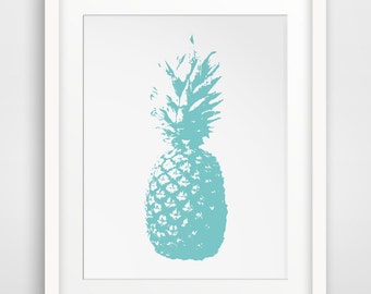 Turquoise pineapple | Etsy