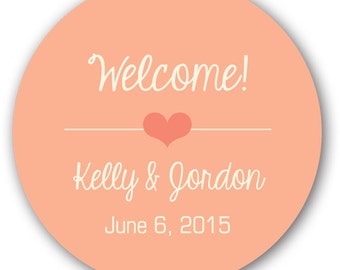 Welcome stickers | Etsy