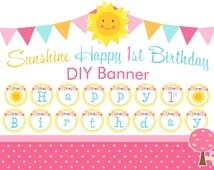 Unique sunshine banner related items | Etsy