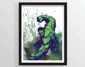 Hulk poster | Etsy