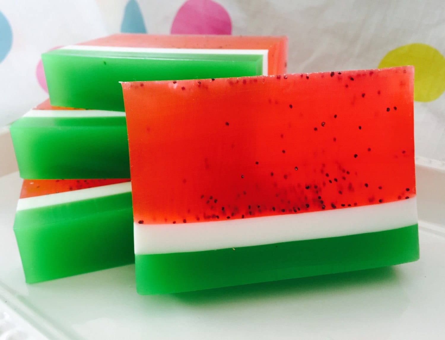 Watermelon Soap Summer Soap Fruit Soap Handcrafted