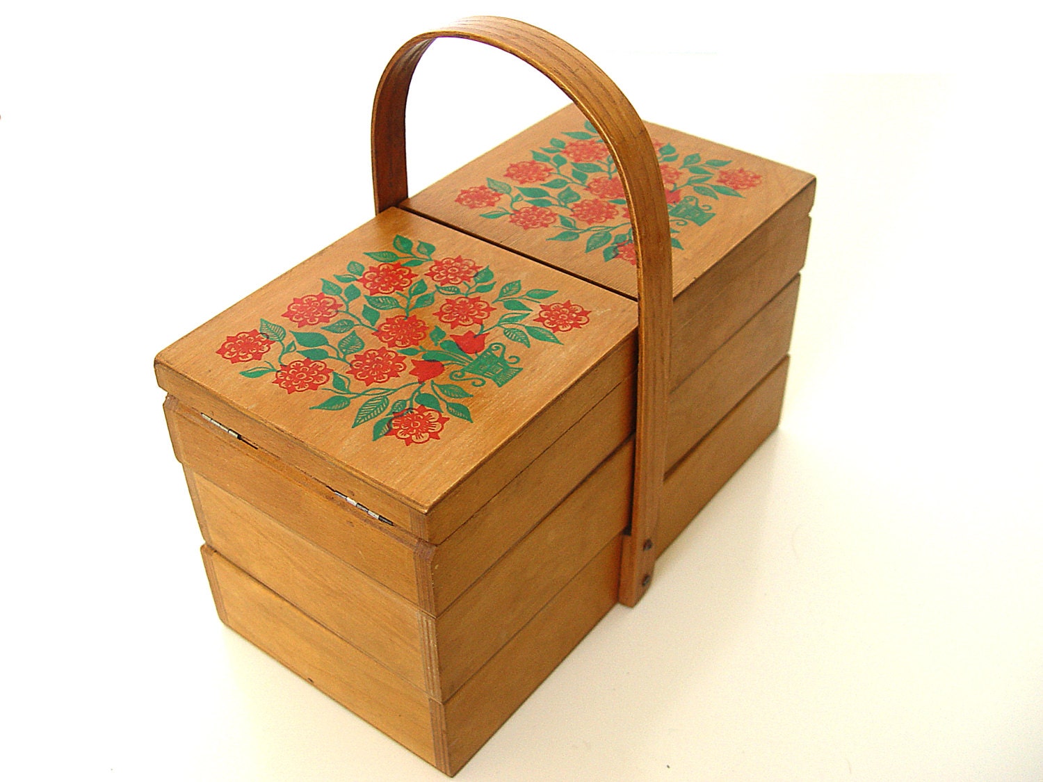 Vintage Wooden Sewing Box. – Haute Juice