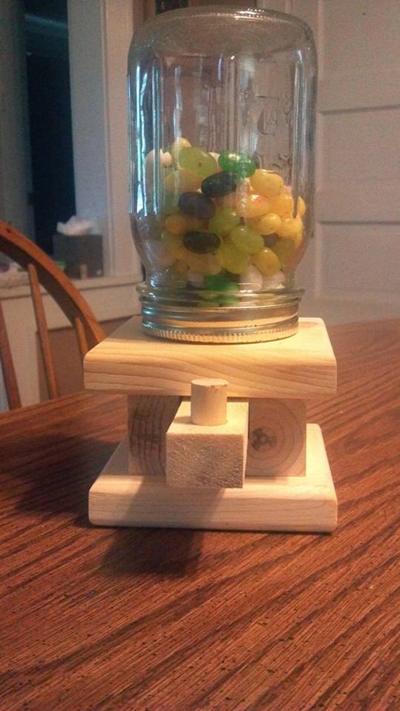 Handmade Wooden Candy Dispenser by BrucesCreativeWood on Etsy