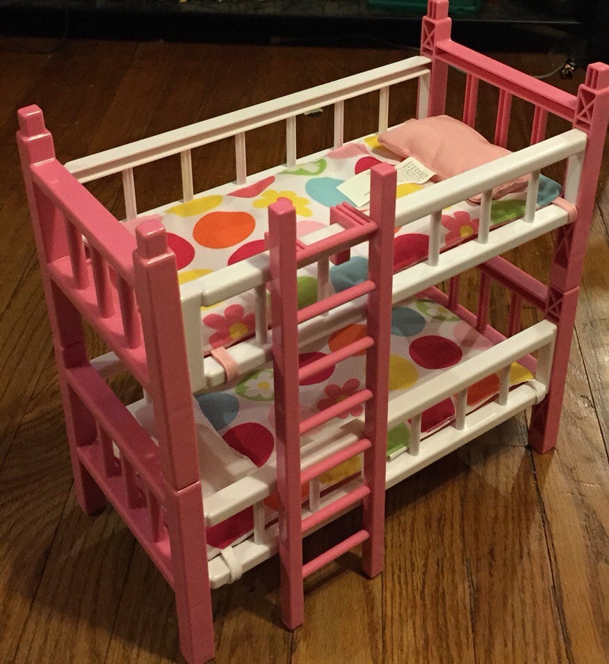 Vintage Barbie Size Doll Bunkbed w/ Bedding & Ladder – Haute Juice
