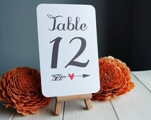 Popular items for custom table numbers on Etsy