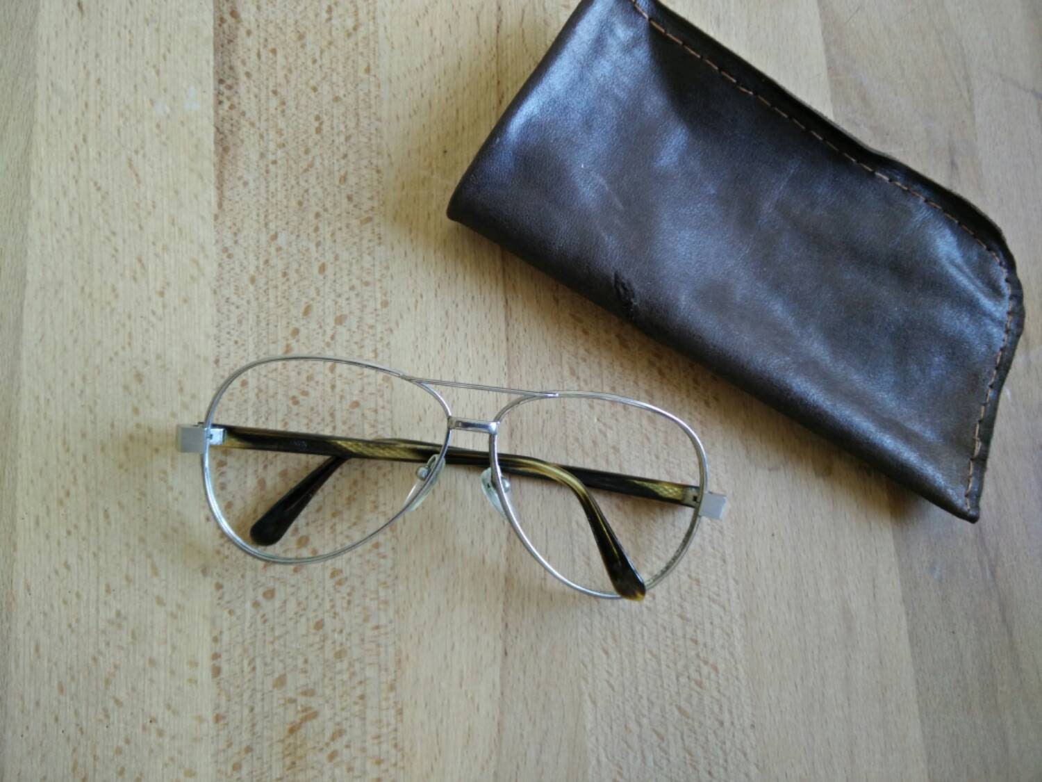 PERSOL 2965 v MEFLECTO frames, with HANDMADE leather case – vintage ...