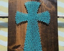 Popular items for string art cross on Etsy