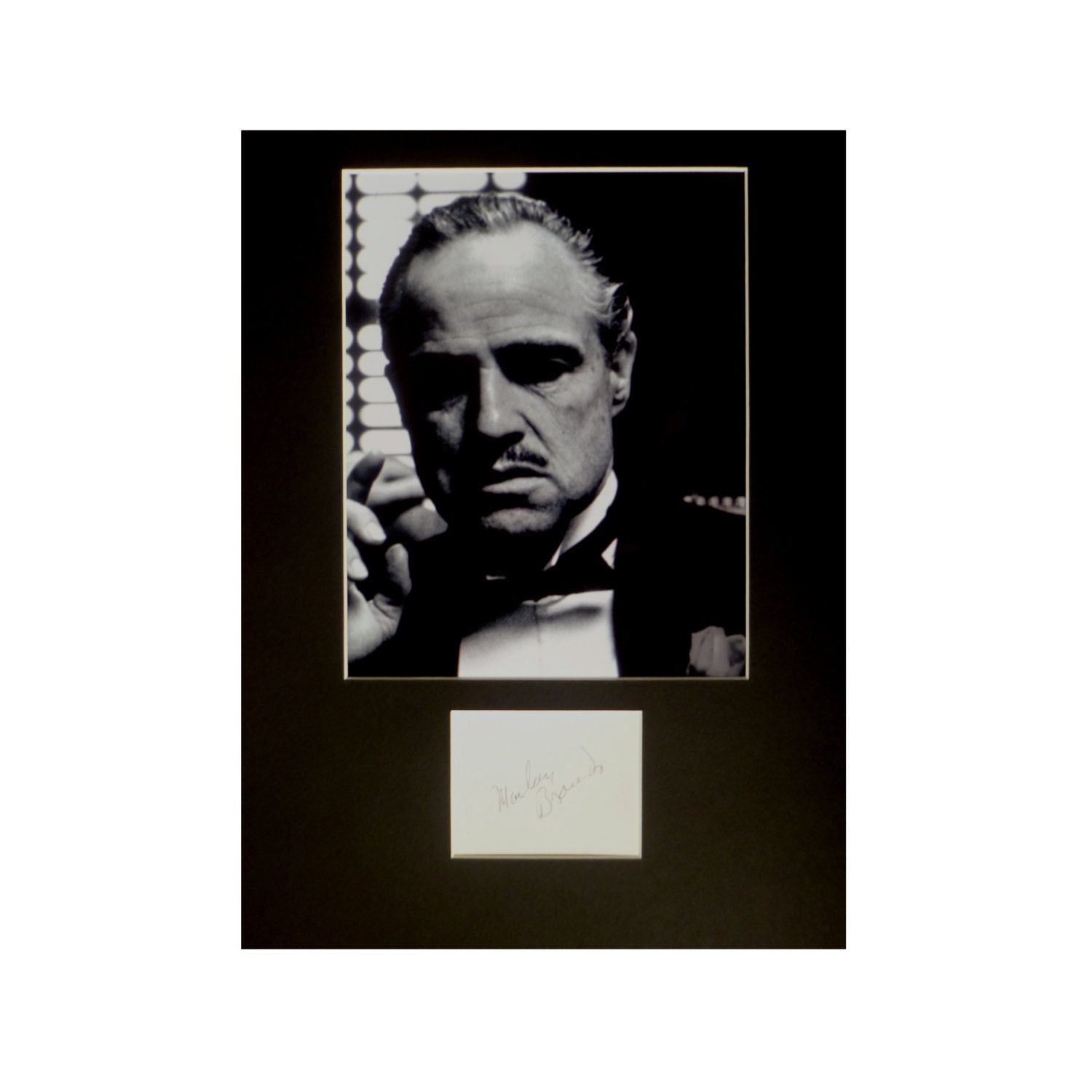 MARLON BRANDO AUTOGRAPH photo display The by Autocollector67