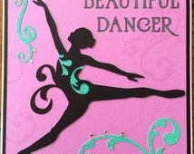 Popular items for dance recital card on Etsy