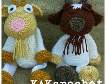 Crochet goat | Etsy