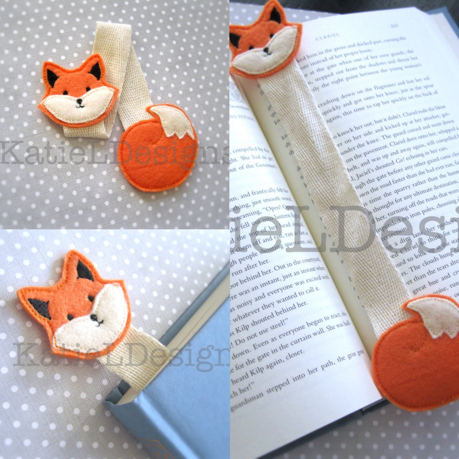 ITH Fox Bookmark Machine Embroidery Design Pattern Download In