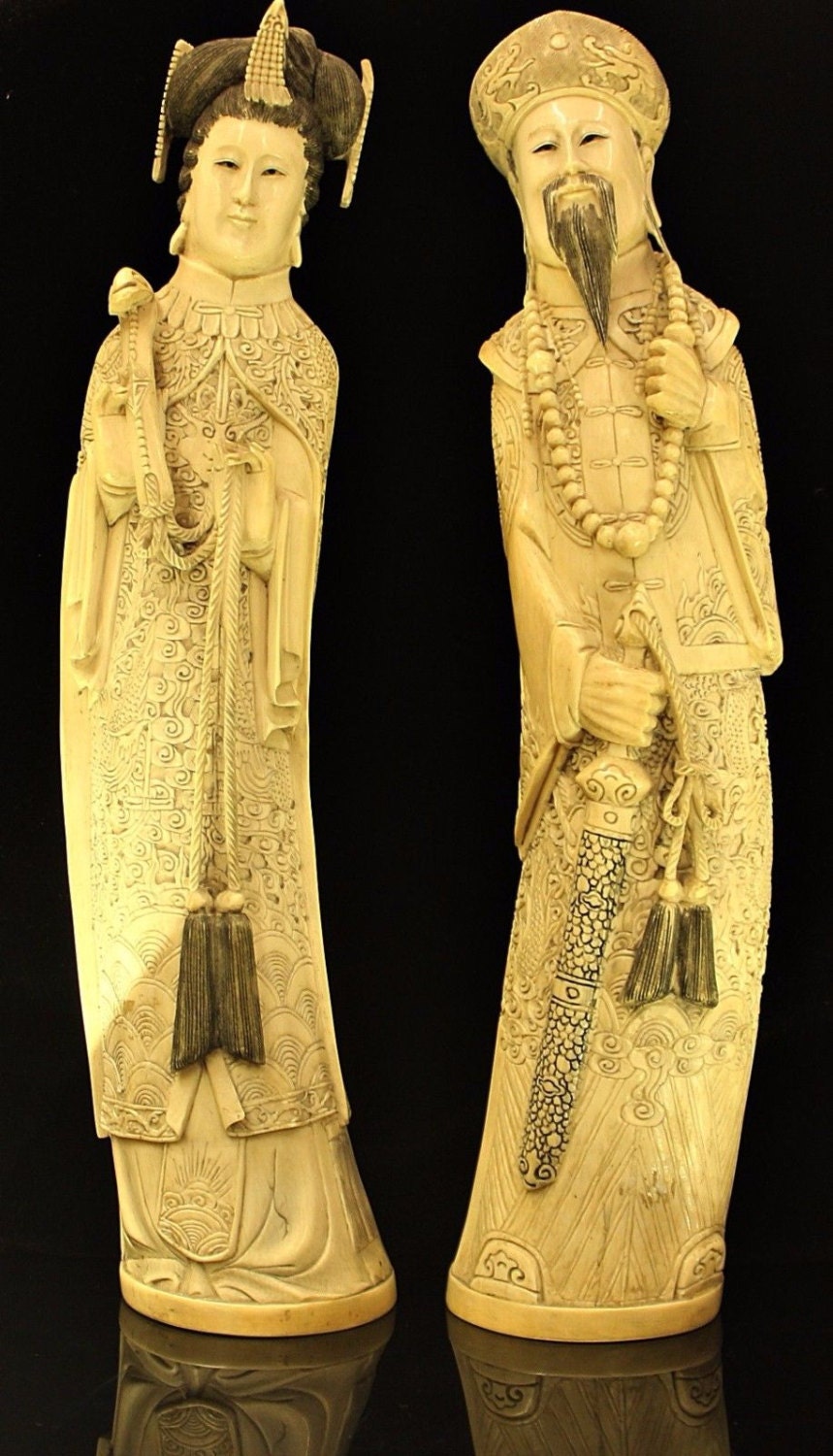 Antique original perfect handmade asian china hand made trinket – Haute ...