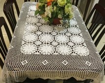 Popular items for crochet table cover on Etsy