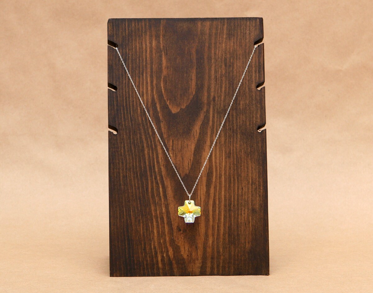 3 Necklace Wooden Necklace Display Board / Necklace Holder
