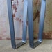 Metal Table Legs set of 2 C channel c4x5.4