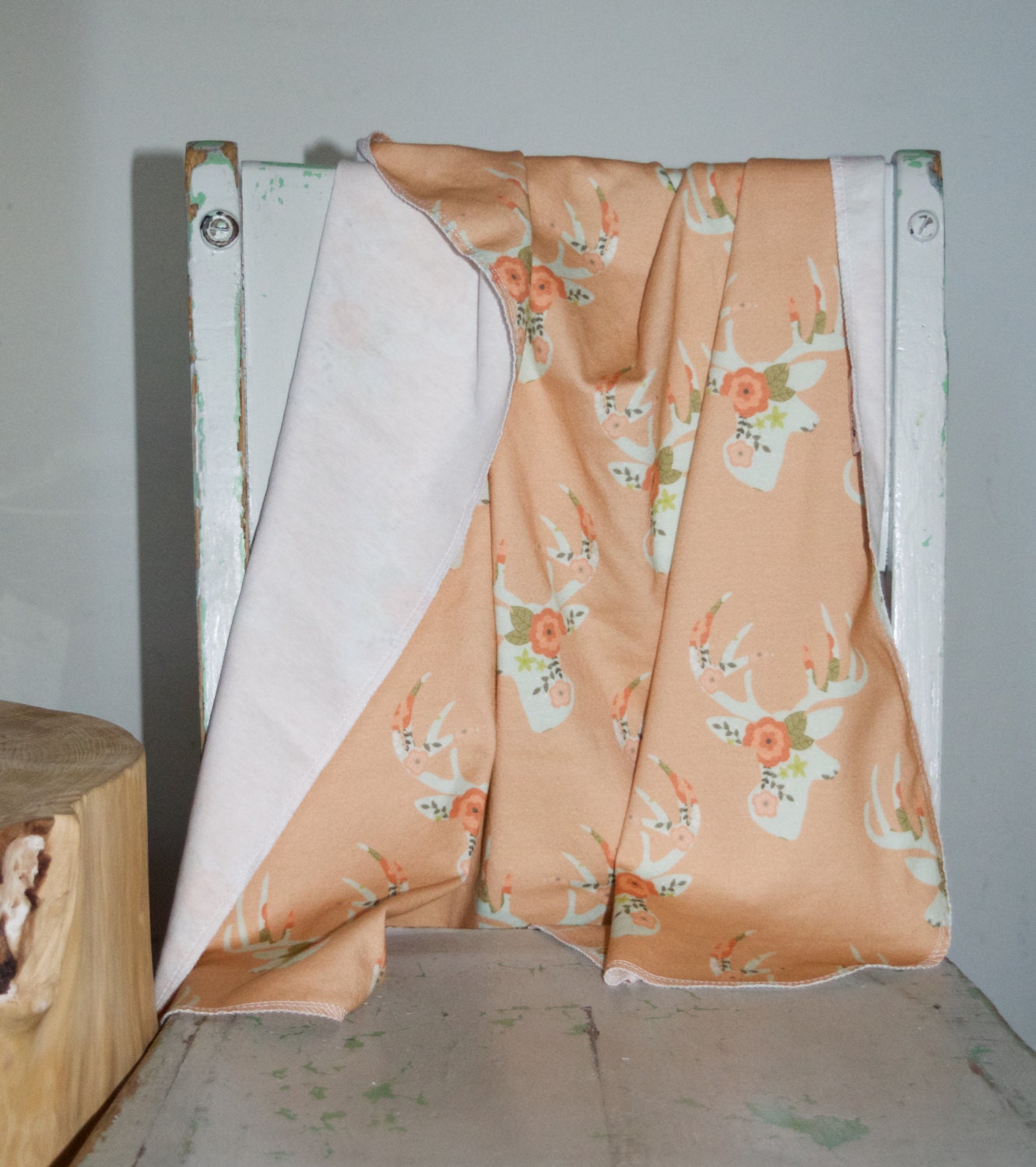 Teepee Organic Swaddle Blanket in a Tepee Cactus Print