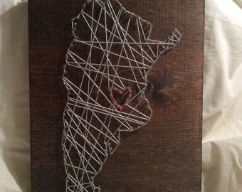 Items similar to Rain Cloud Nail & String Art on Etsy