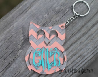 Unique chevron owl related items | Etsy