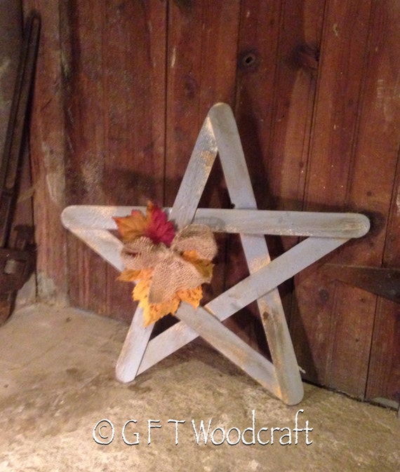 Pale Blue Rustic Star, Pallet Wood Star, Reclaimed Wood Star, Wooden ...