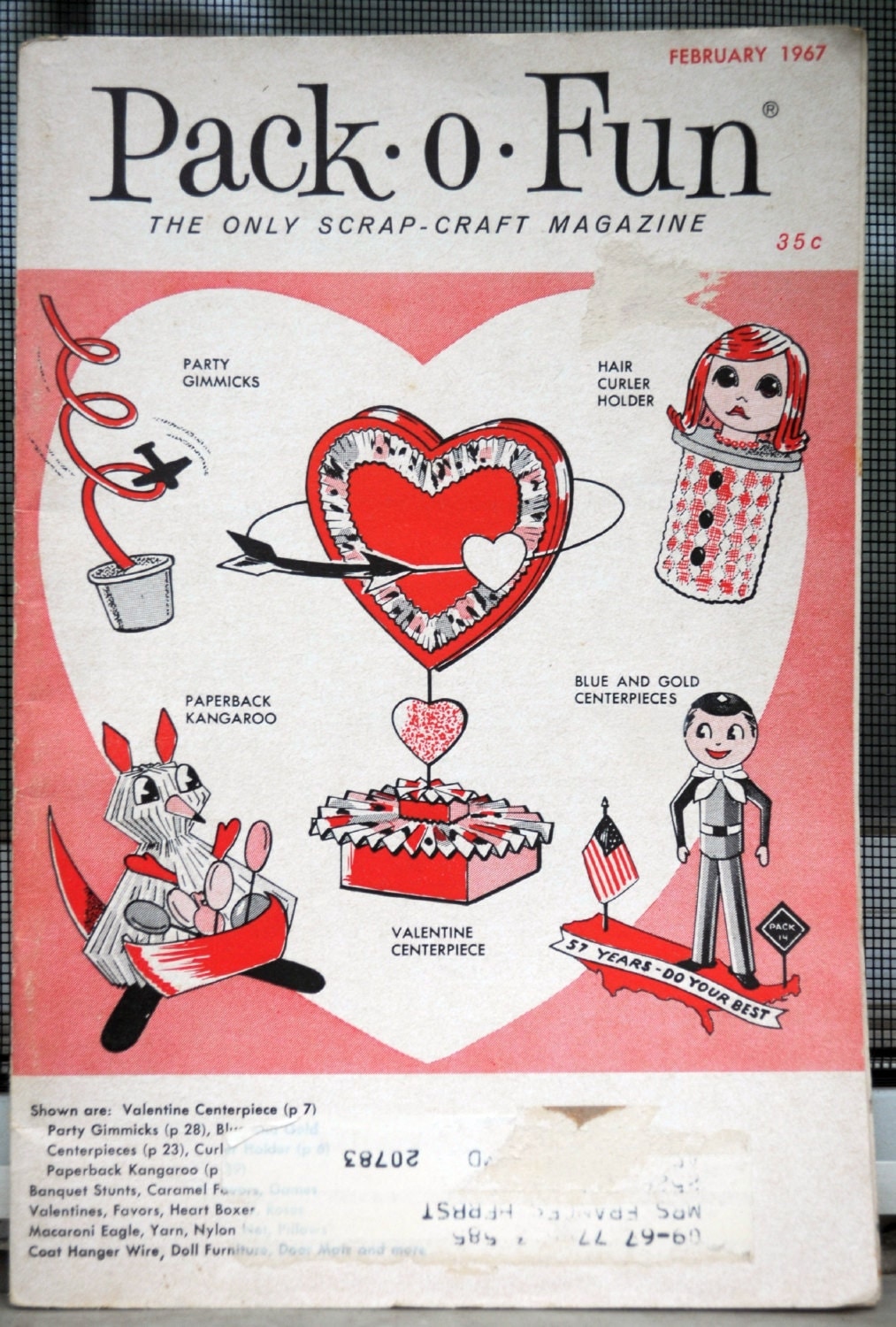 Pack-O-Fun Magazine – February 1967 – Valentine Issue – Recycle ...