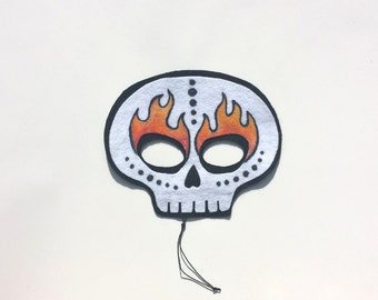 Flame mask | Etsy