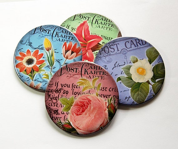 Flower Coasters Wine Coasters Coasters Drink Coasters