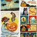 RETRO HORROR Digital Printable Collage Sheet Vintage