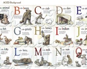 Alphabets Counting and Prints for Children by ChildsTouch on Etsy