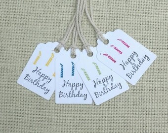 Candle favor tags | Etsy