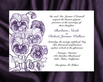 Victorian invitation | Etsy