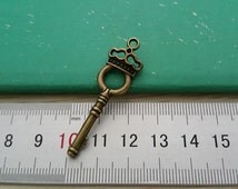 Unique crown key necklace related items | Etsy